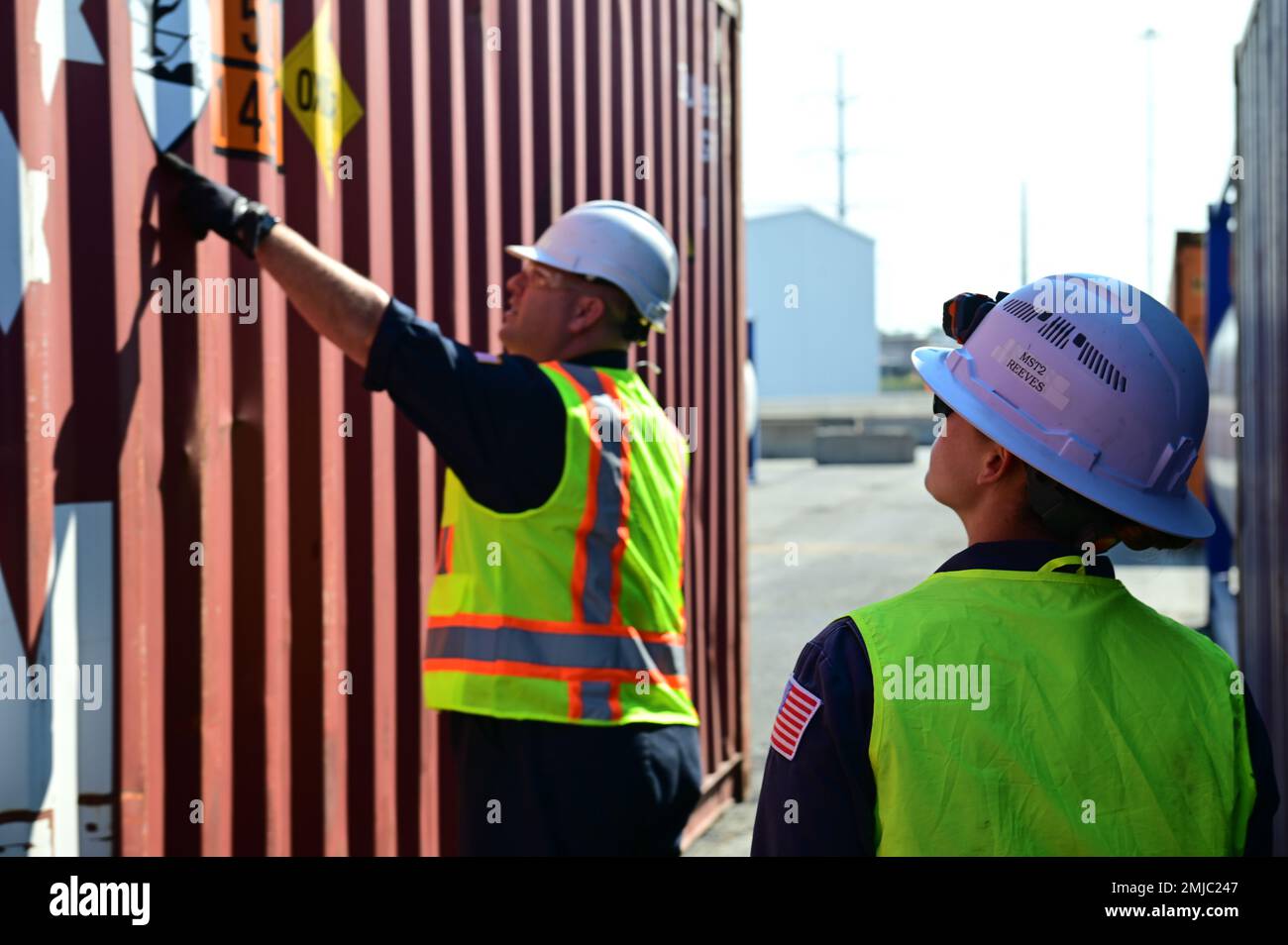Coast Guard members a part of Sector Virginia Prevention, conduct ...