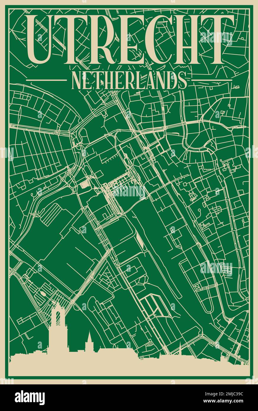 Downtown utrecht Stock Vector Images - Alamy