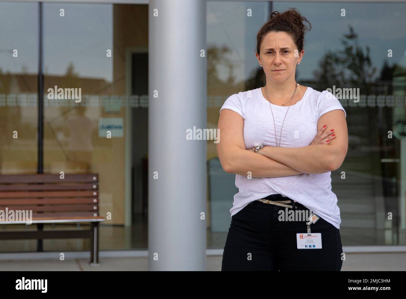 In this Aug. 13, 2019, photo, Jessica Boland, director of behavioral ...