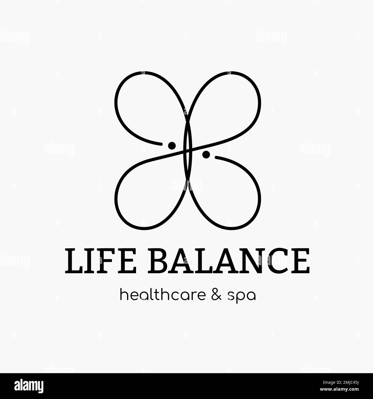 Spa logo template, health & wellness business branding design vector ...