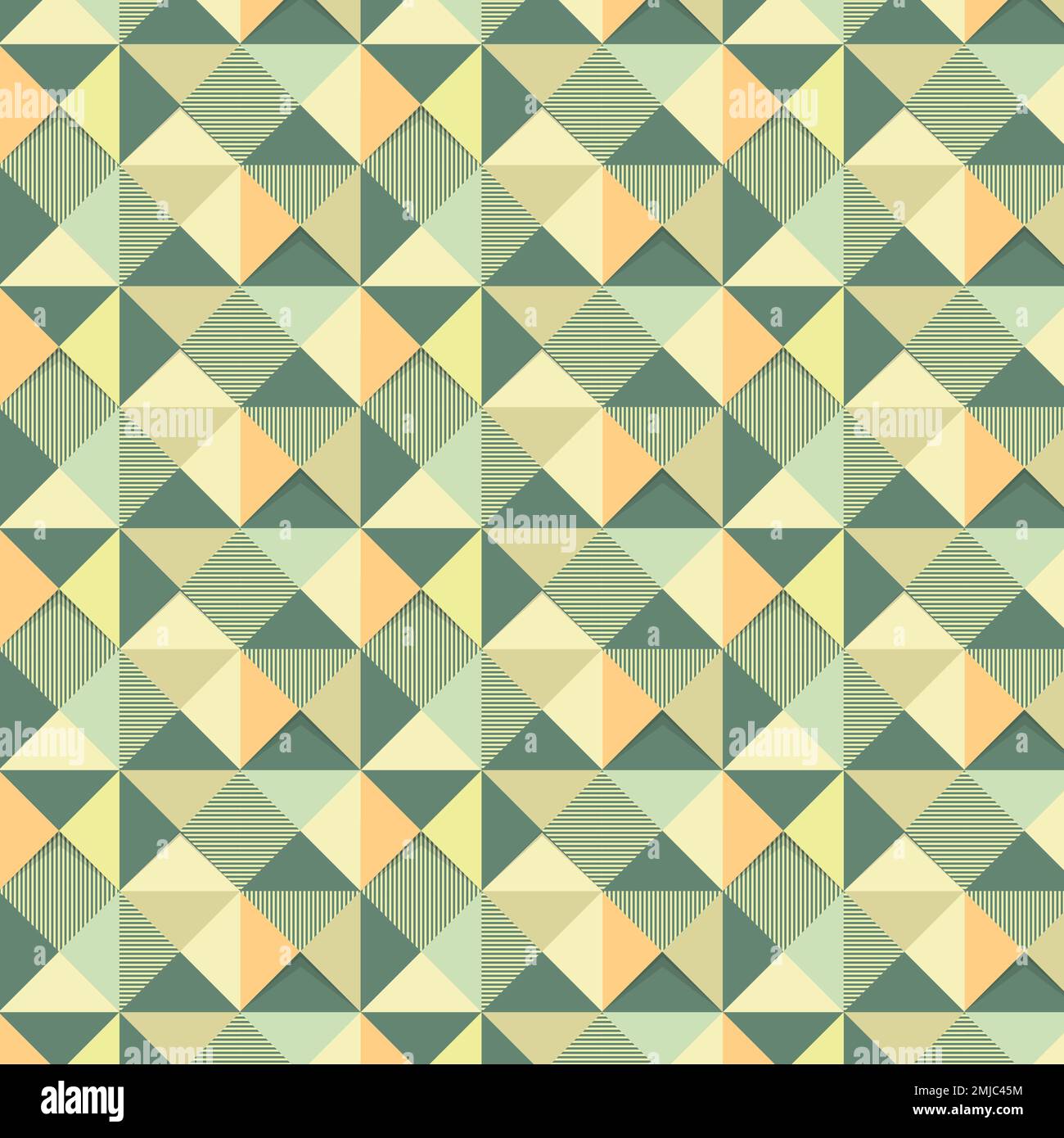 Seamless green geometric triangle patterned background design resource ...