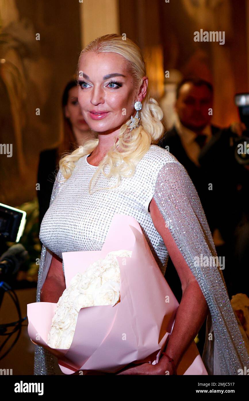 Anastasia Volochkova's birthday at the Grand Wellness Novahovo Hotel ...