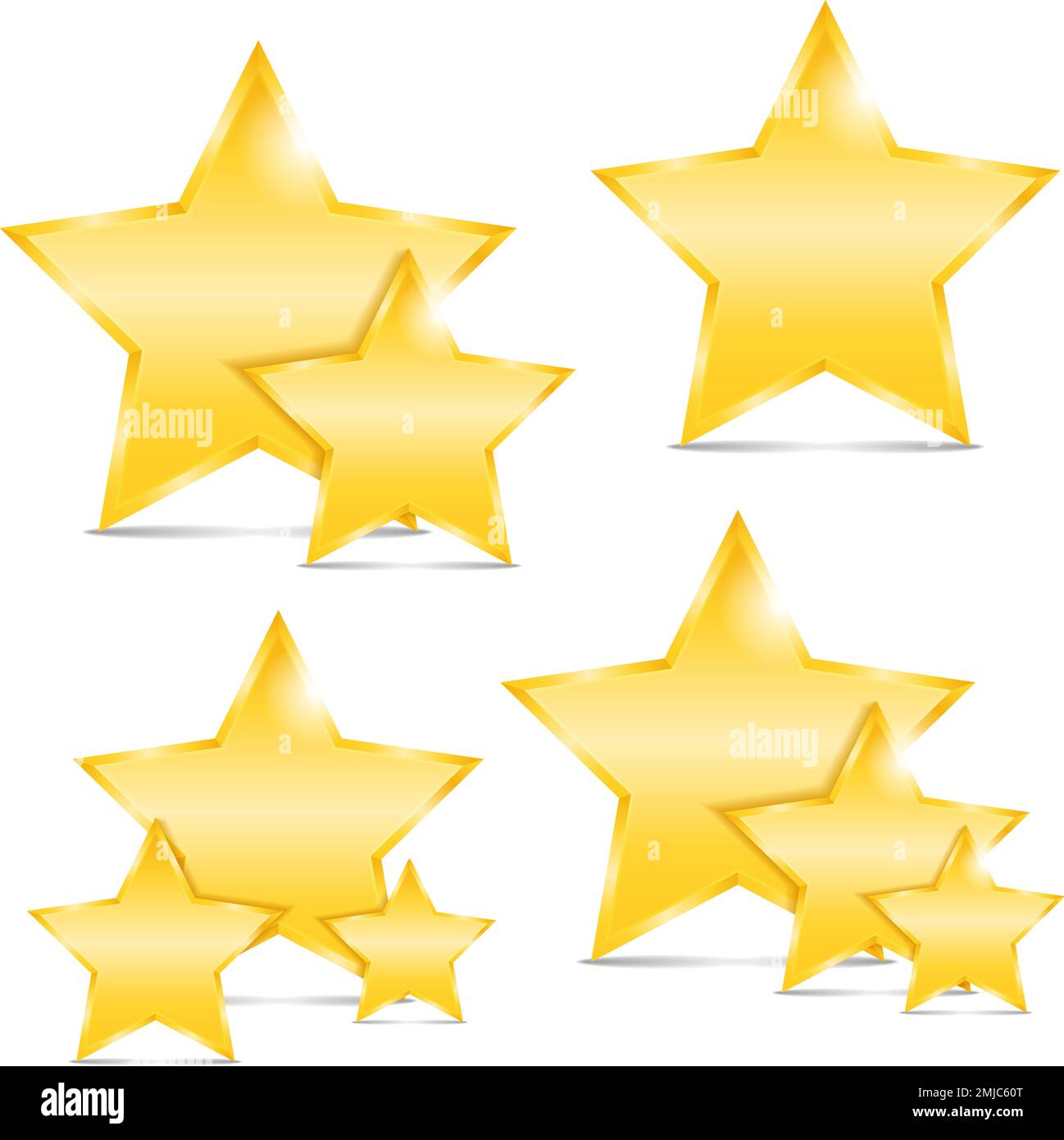 Golden stars, vector eps10 illustration Stock Vector Image & Art - Alamy