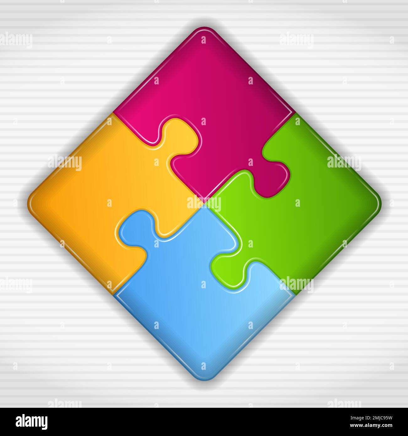 Abstract puzzle square, vector eps10 illustration Stock Vector Image ...