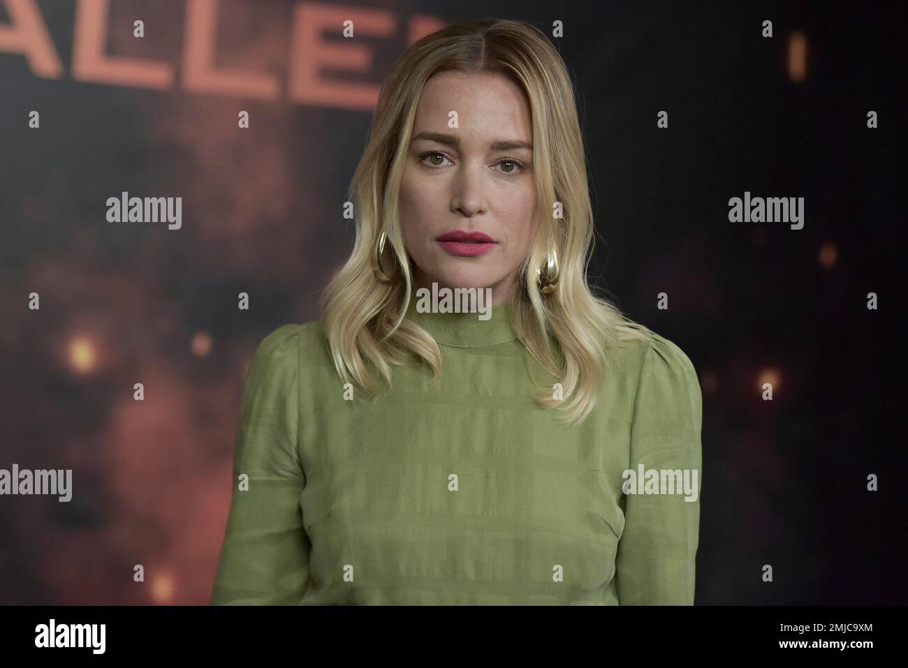 Piper Perabo attends a photo call for "Angel Has Fallen" at the Four ...
