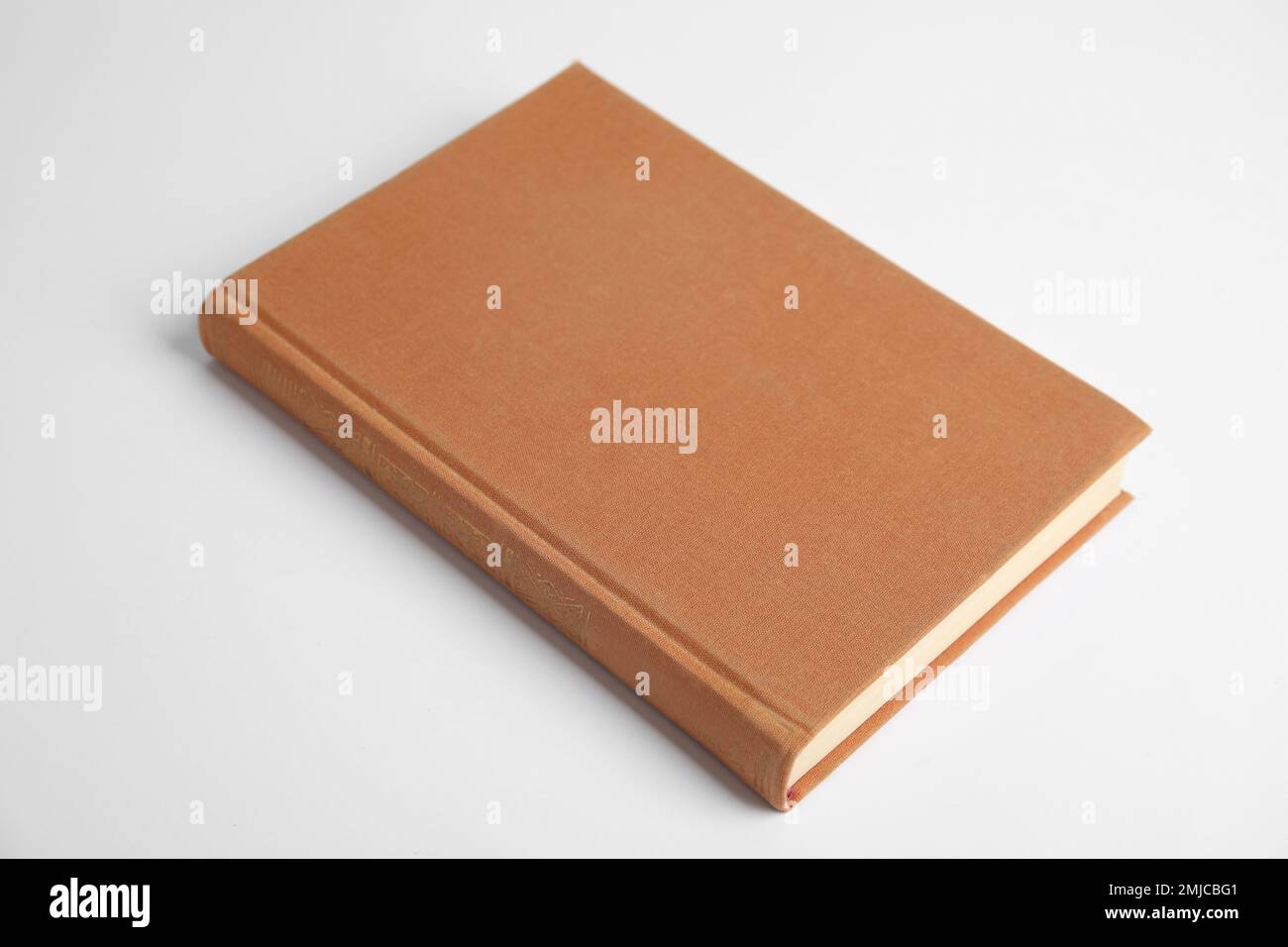 Hardcover book on white background. Space for design Stock Photo - Alamy