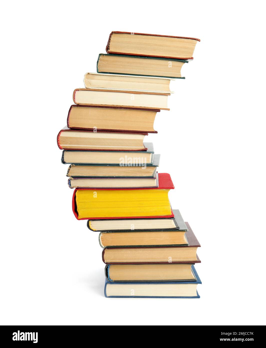 Collection of different books isolated on white Stock Photo - Alamy