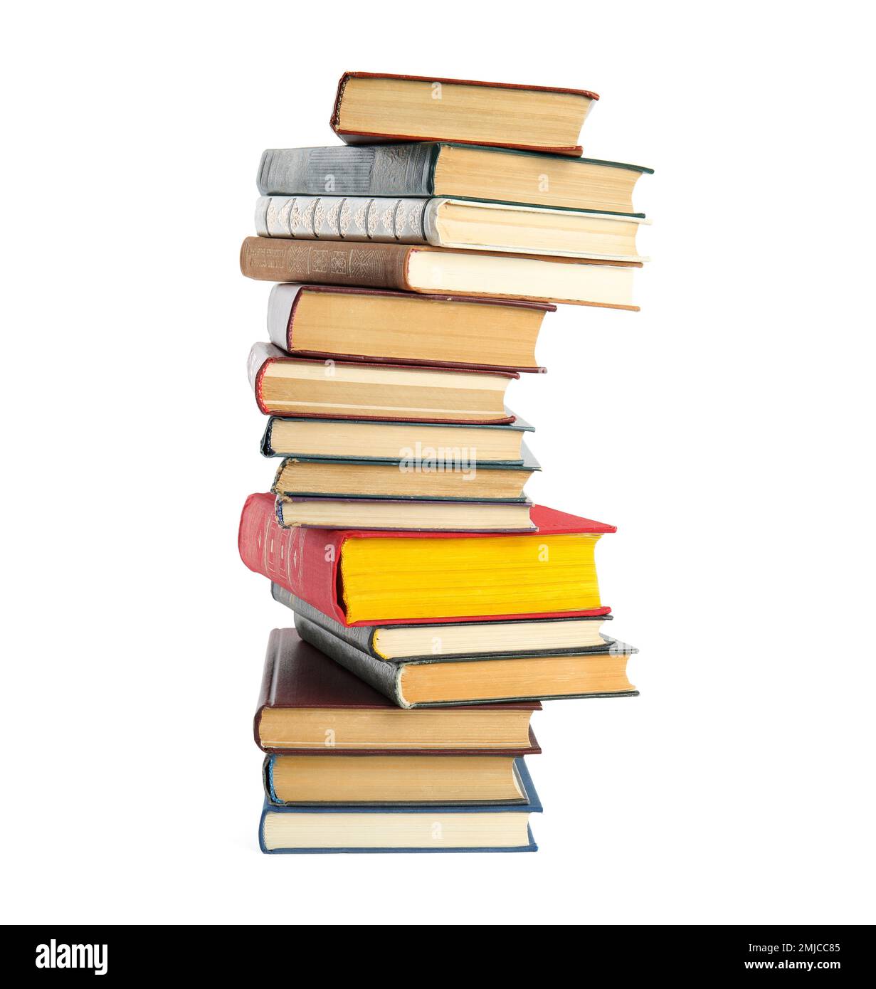 Collection of different books isolated on white Stock Photo - Alamy