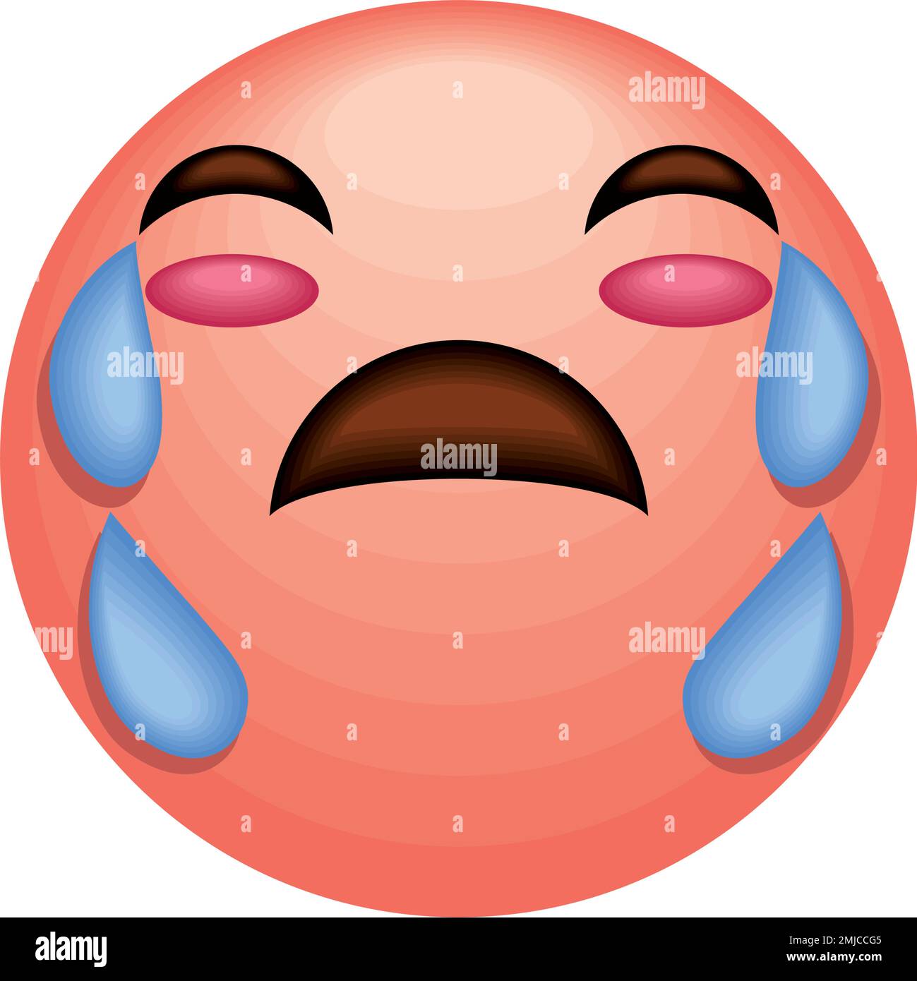 crying emoji social media Stock Vector Image & Art - Alamy