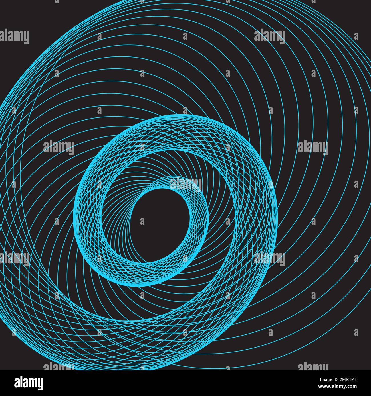 Blue Swirls with Swoosh Vector Accent Line Work Stock Vector Image ...