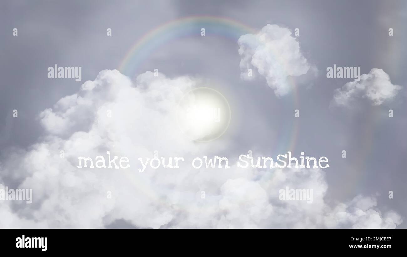 Sun halo vector sky template for blog banner Stock Vector Image & Art ...