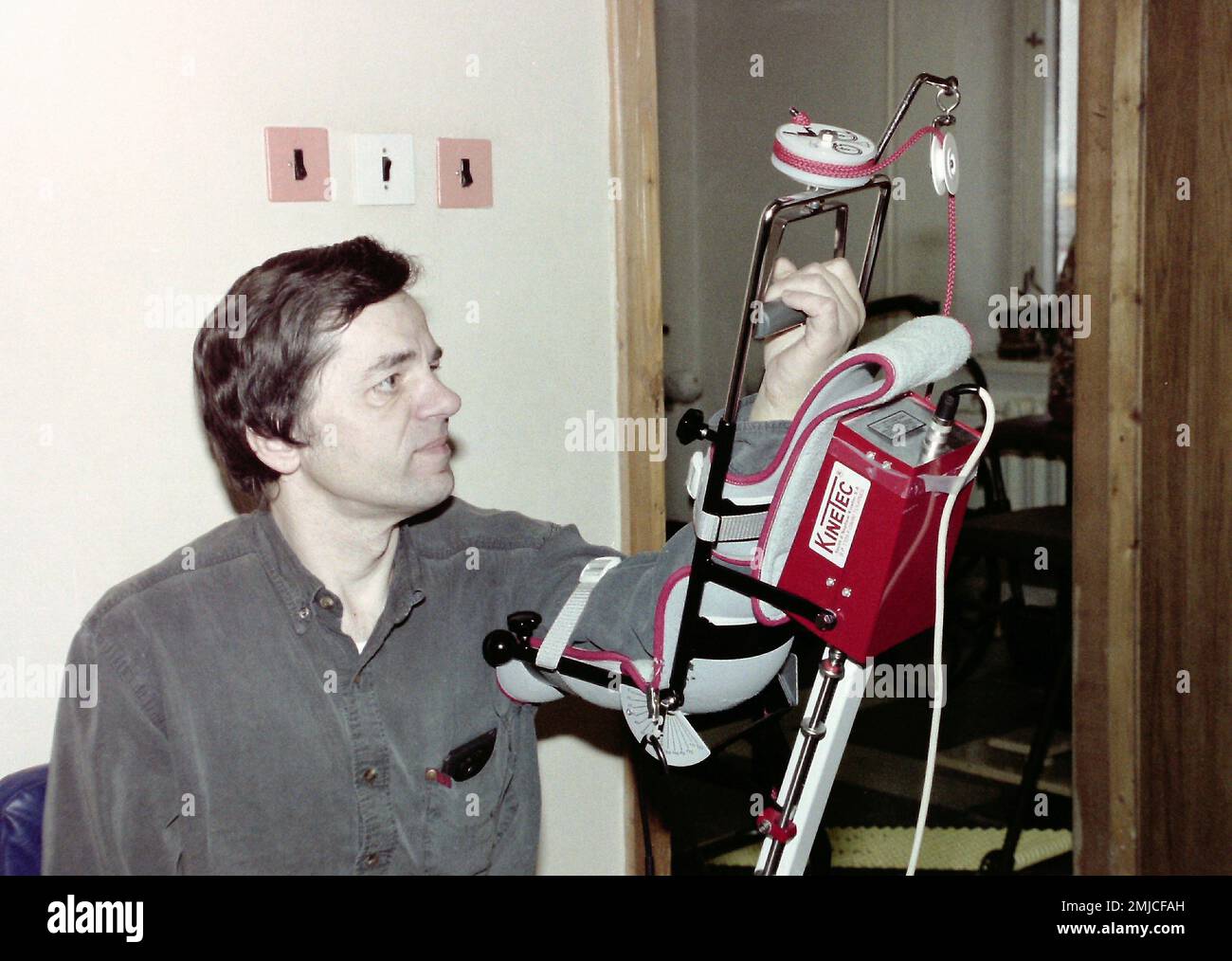 An apparatus for the restoration of a damaged arm at the Latvian ...