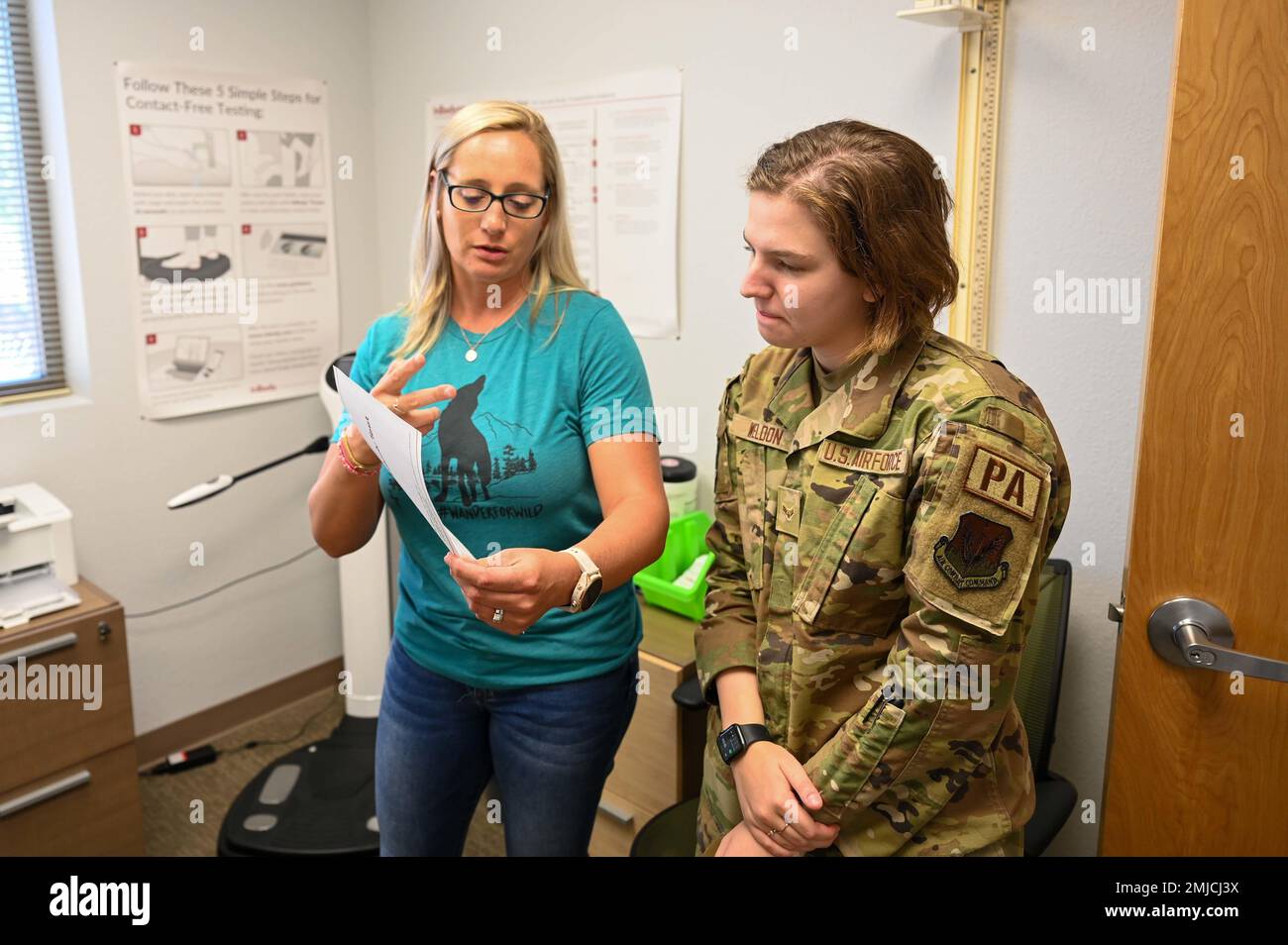 U.S. Air Force Airman 1st Class Paige Weldon, 355th Wing public affairs ...