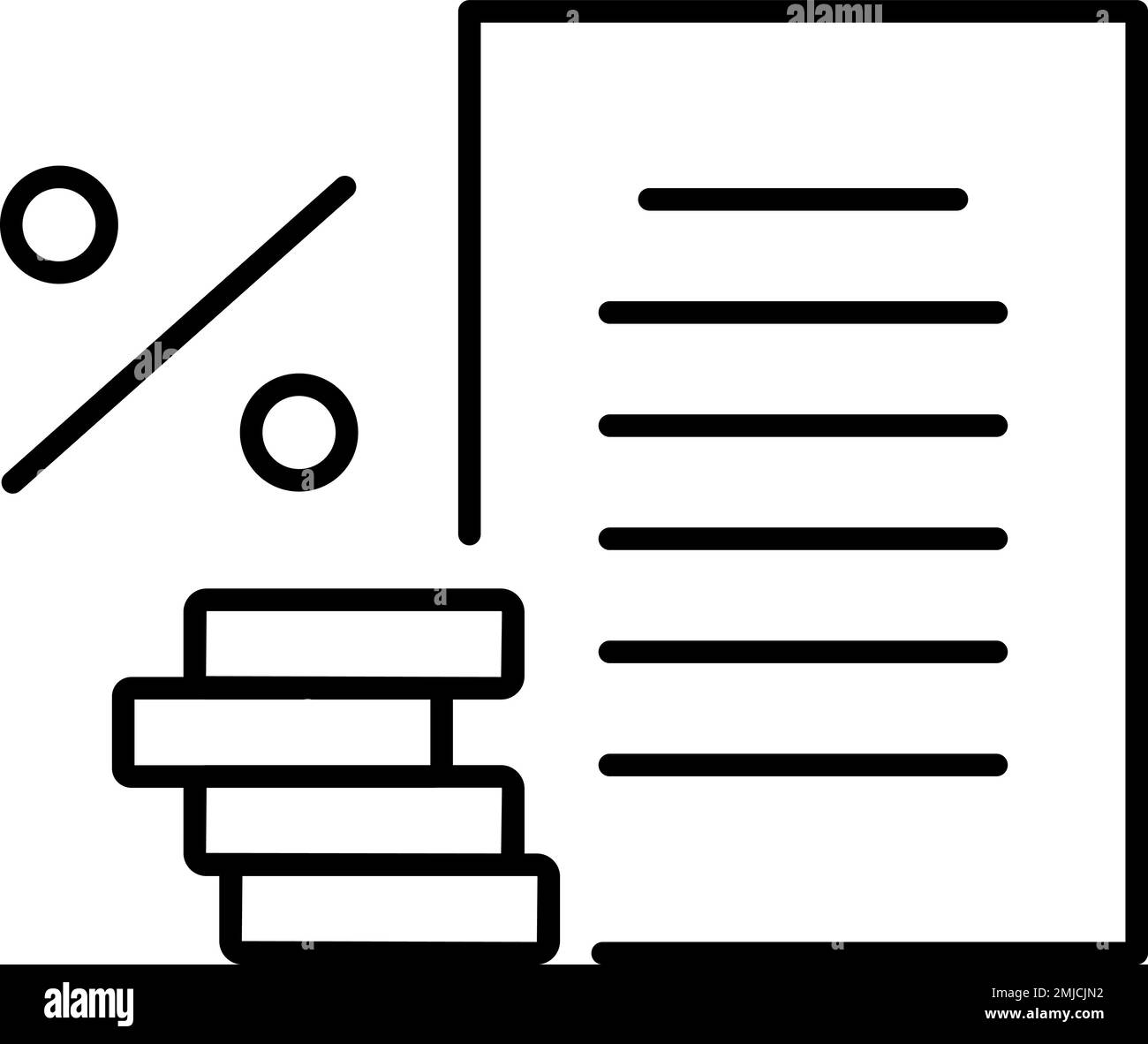 Accountancy, accounting, costs vector icon on transparent background ...