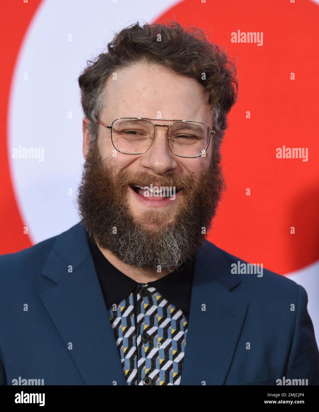 Seth Rogen arrives at the premiere of "Good Boys" on Wednesday, Aug. 14 ...