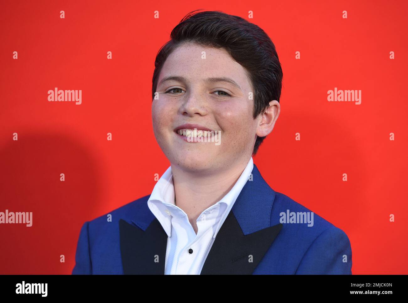 Brady Noon arrives at the premiere of "Good Boys" on Wednesday, Aug. 14 ...