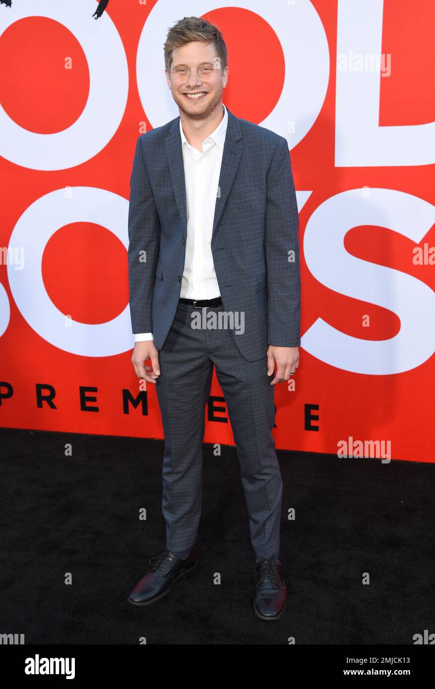 Josh Caras arrives at the premiere of "Good Boys" on Wednesday, Aug. 14 ...