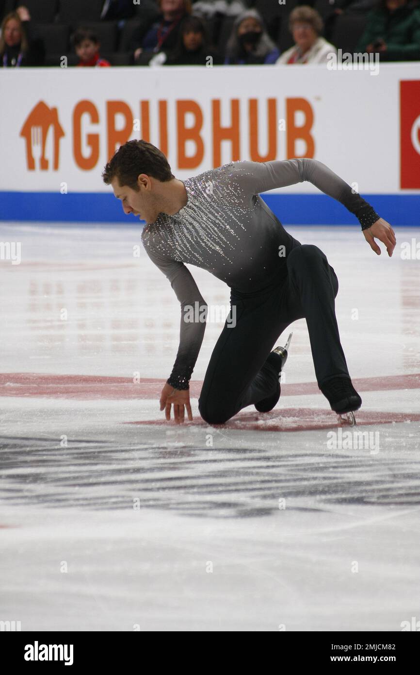 San Jose, CA, USA. 27th Jan, 2023. Jason Brown competing during the ...