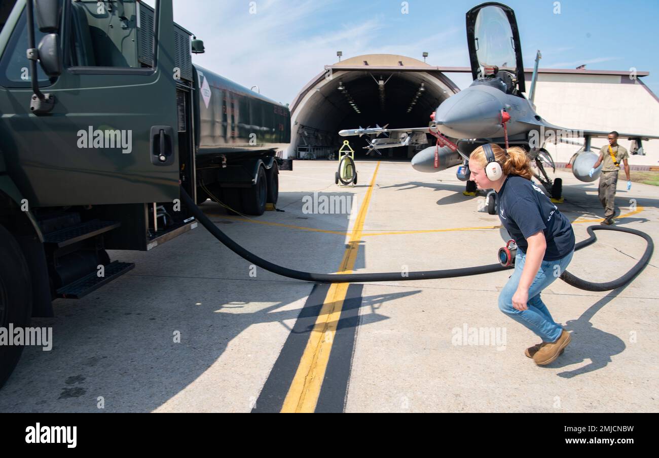 Airman 1st Class Maggie Bennett, 8th Logistics Readiness Squadron fuels ...