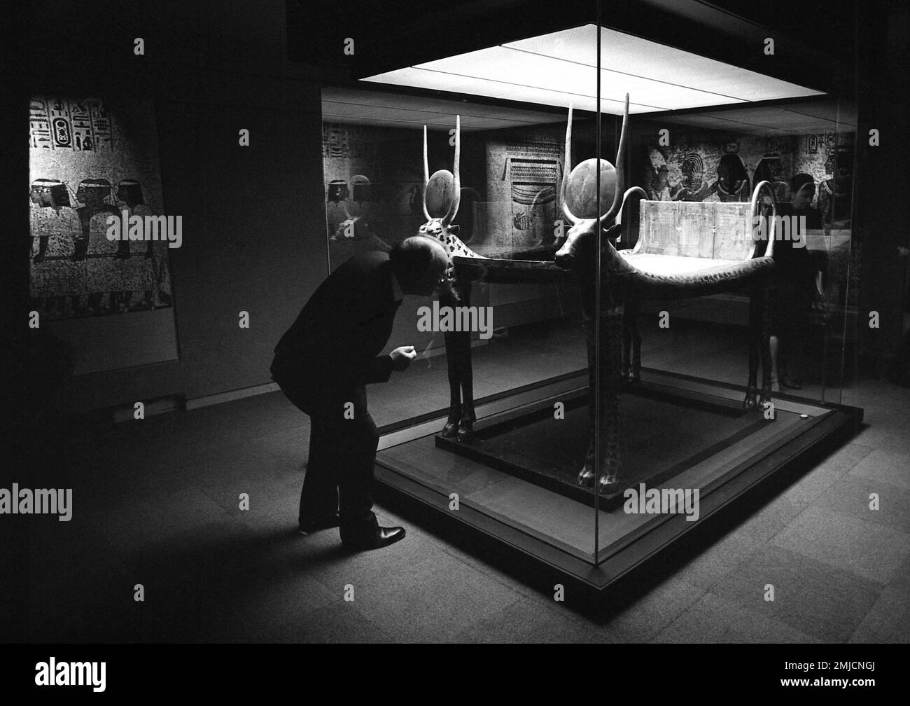 This "Bed of the Divine Cow" is one of 50 items of the Tutankhamun ...