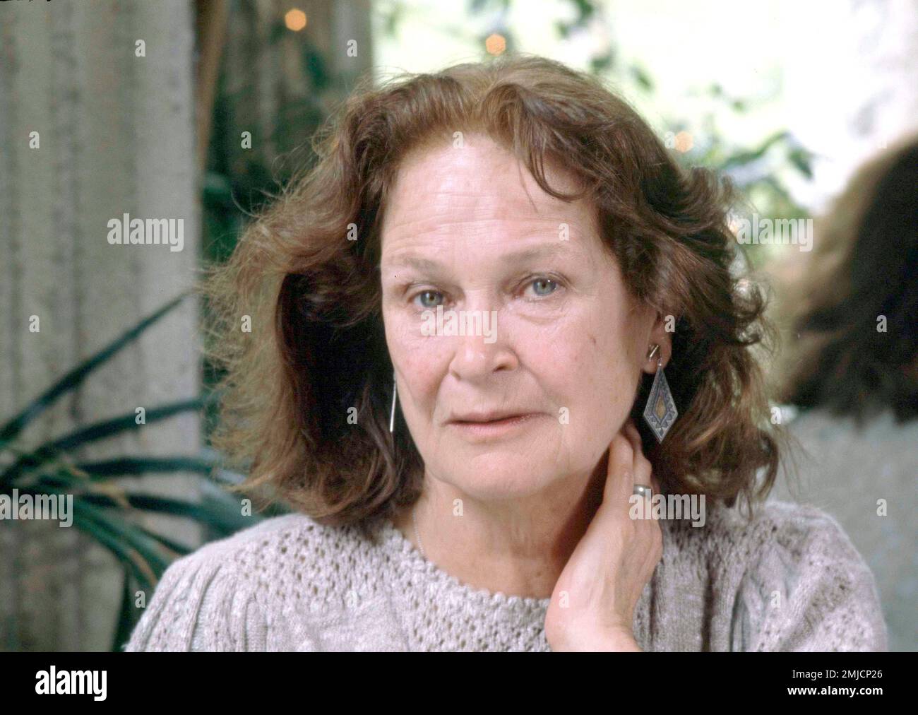 Actor Colleen Dewhurst is pictured, June 1988, in New York City. She ...