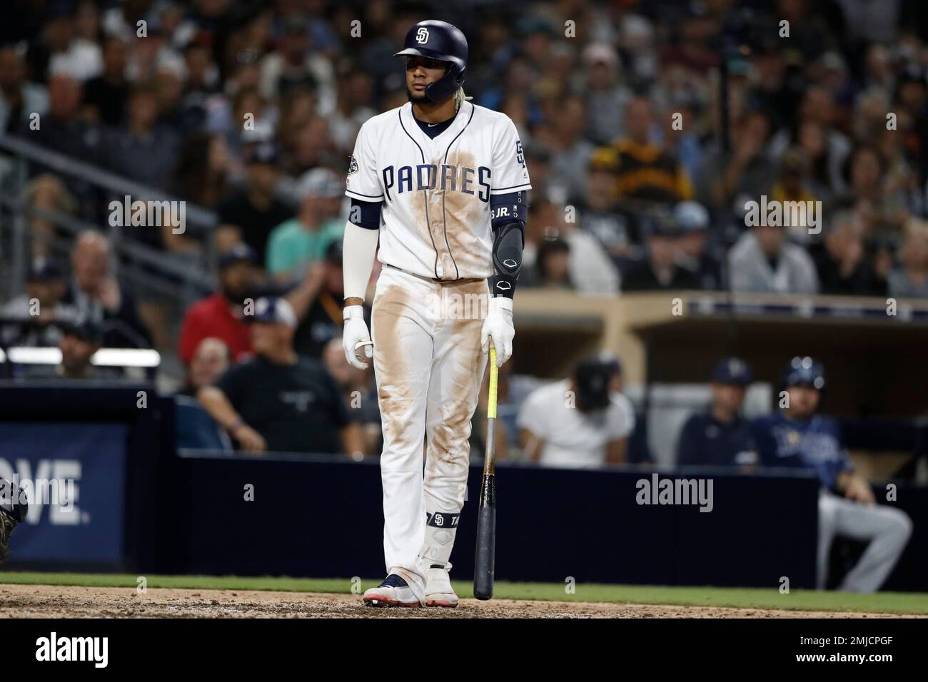 San Diego Padres' Fernando Tatis Jr., while batting during the sixth ...