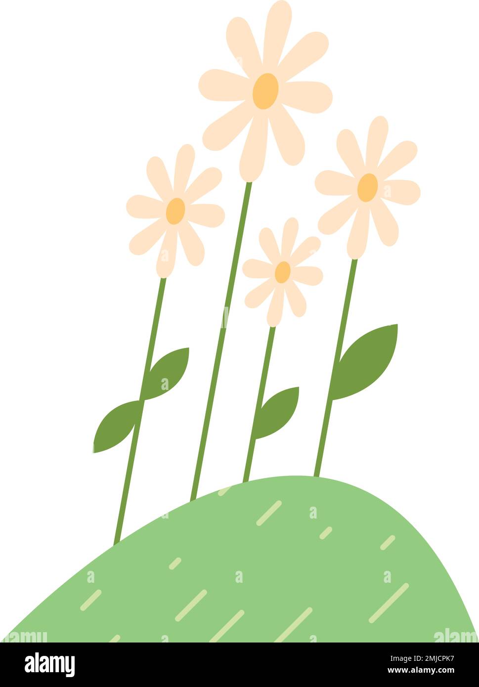 spring flowers garden nature icon Stock Vector Image & Art - Alamy