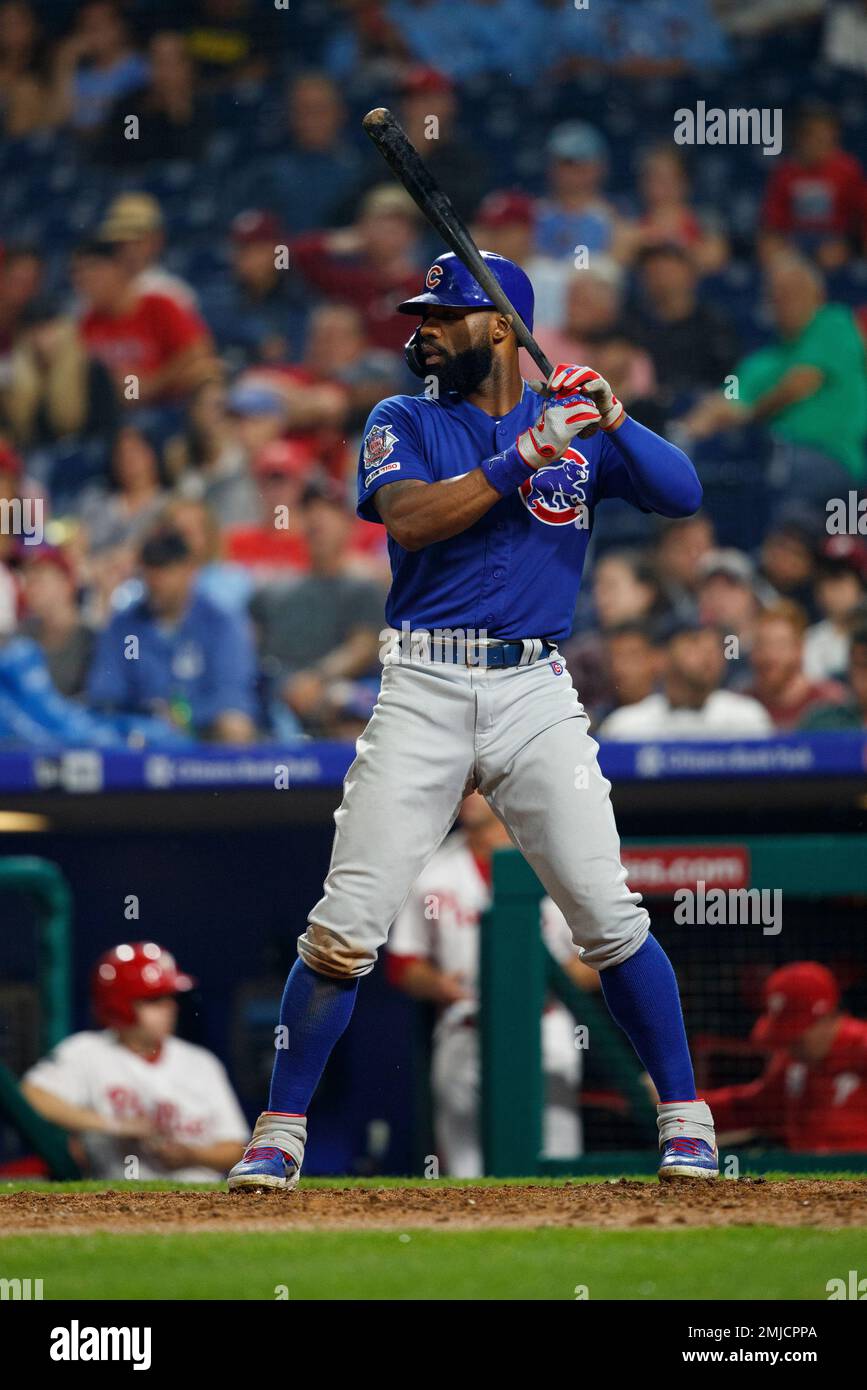 Chicago Cubs' Jason Heyward bats during a baseball game against the ...