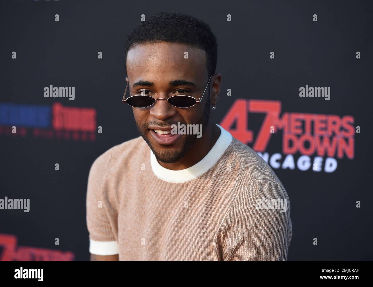 Khylin Rhambo arrives at the Los Angeles premiere of "47 Meters Down ...