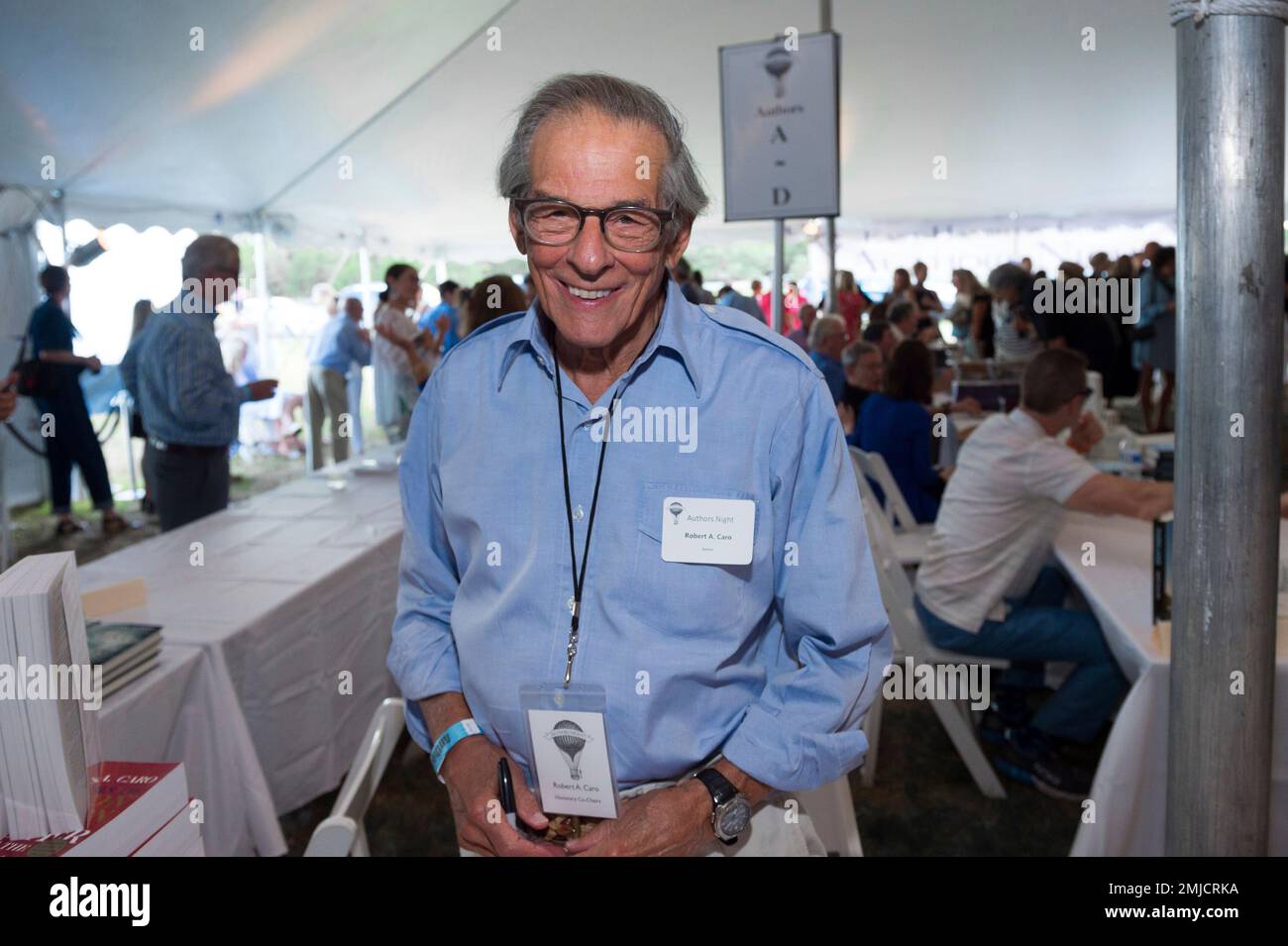 Robert Caro attends East Hampton Library's 15th annual Authors Night ...