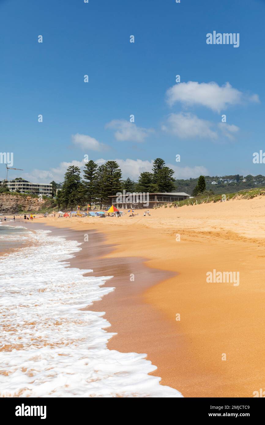 Avalon Beach on the e east coast of Sydney, one of the Northern beaches ...