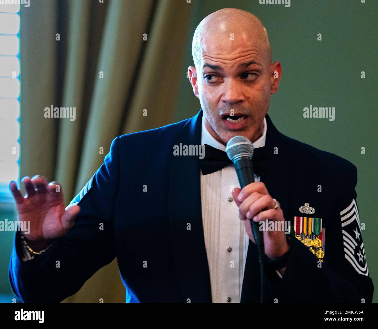 Chief Master Sgt. Lloyd Morales, 88th Air Base Wing command chief ...