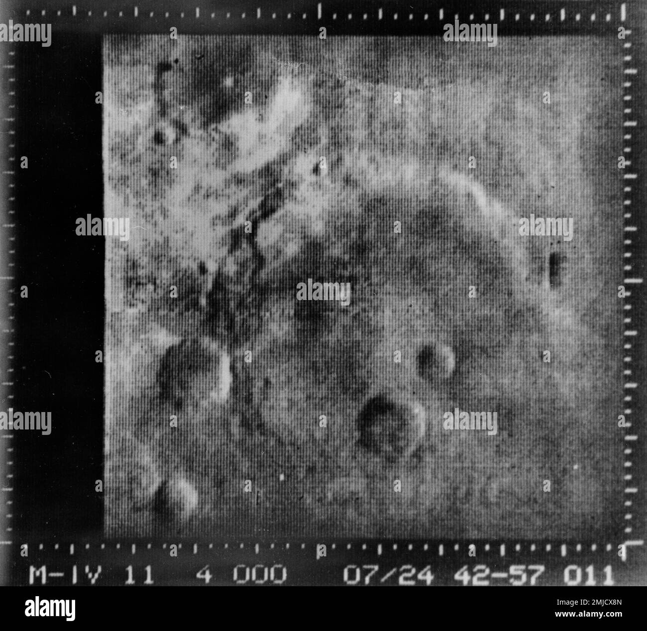 In this photo provided by NASA, the surface of Mars is shown when it ...