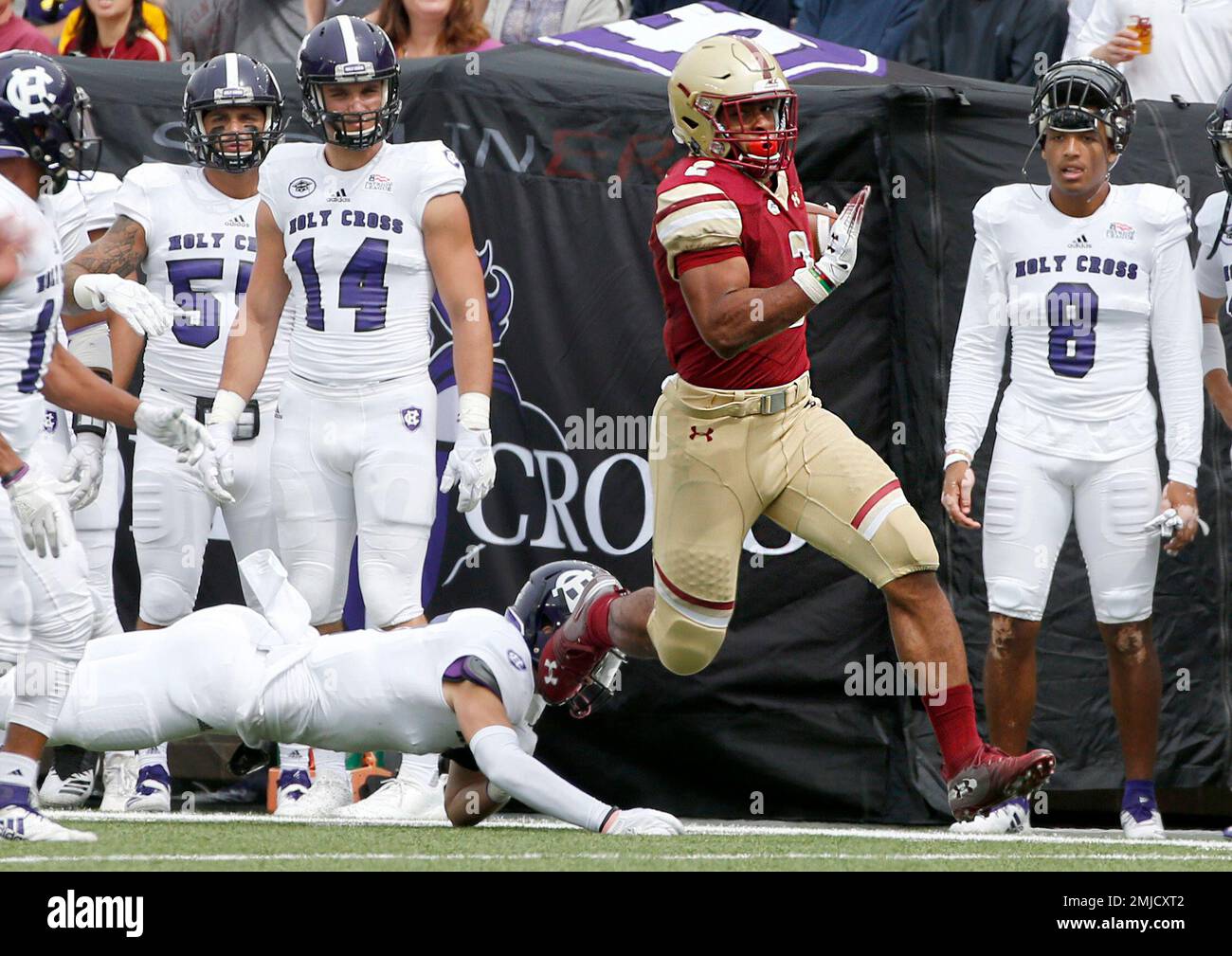 FILE - In this Sept. 8, 2018, file photo, Boston College running back ...
