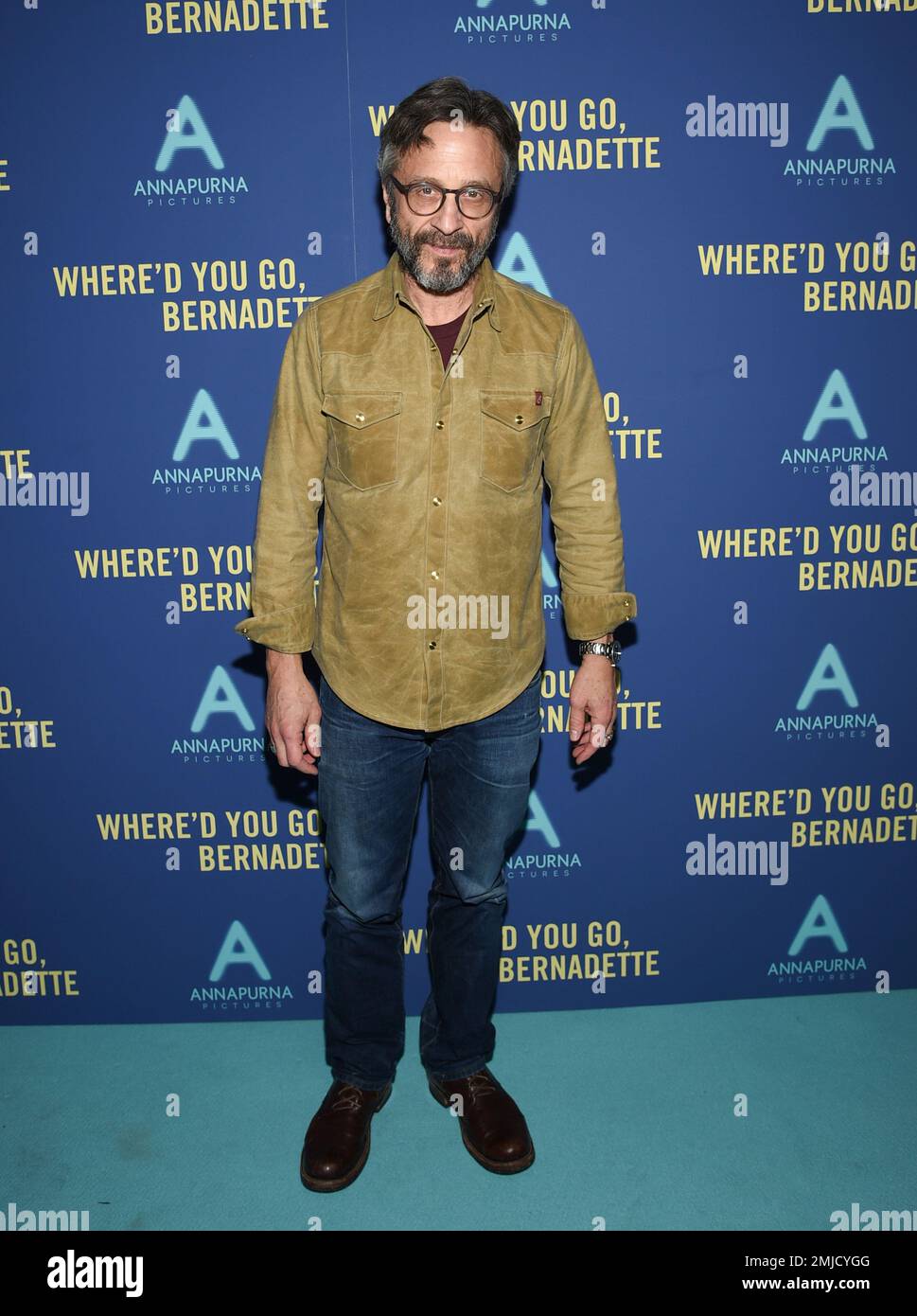 Comedian Marc Maron attends a special screening of "Where'd You Go ...