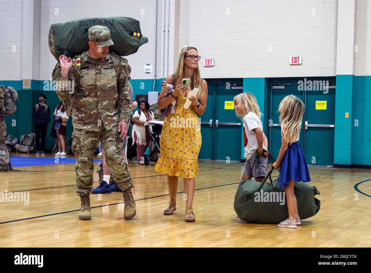 Maj. John Hackmann, a field artillery officer assigned to 1st Battalion ...