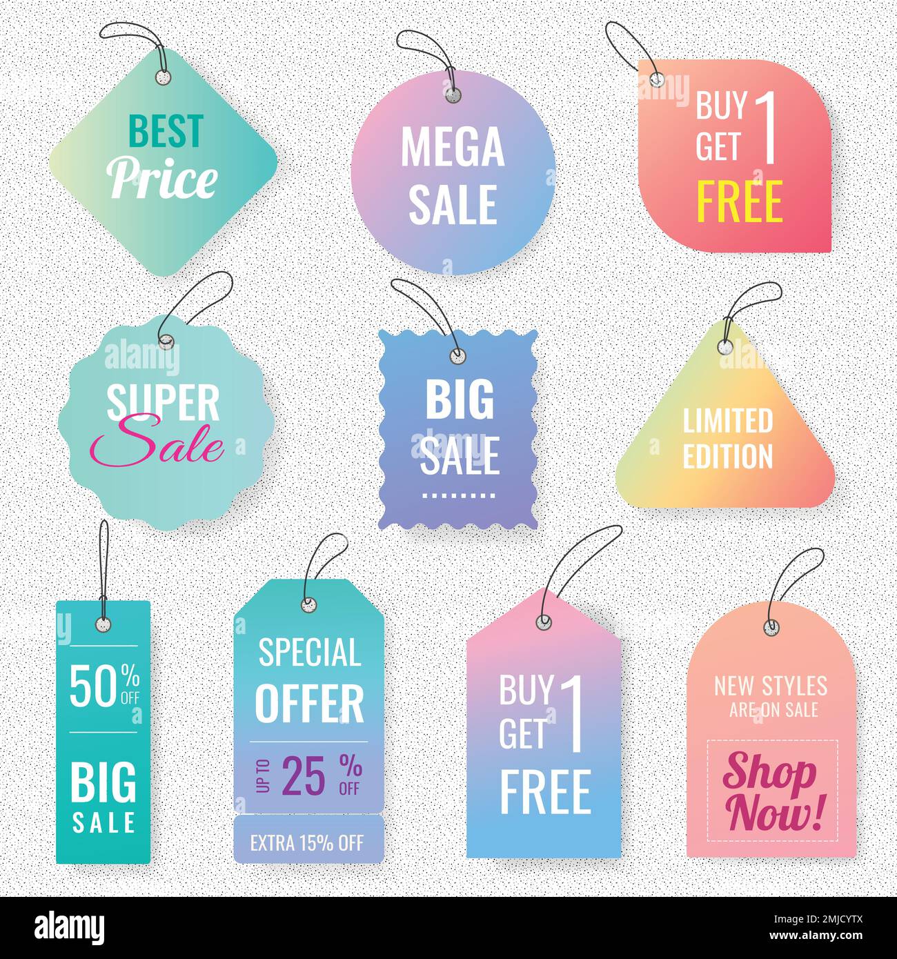 Sale badge sticker, vector shopping clipart collection Stock Vector ...