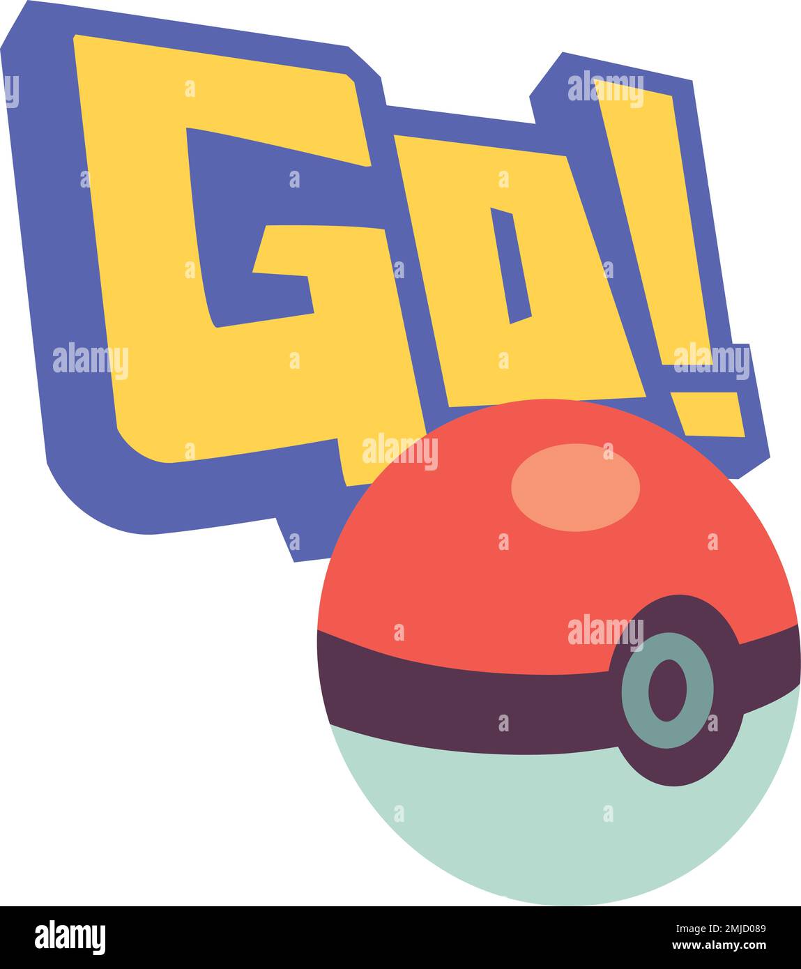 Go logo. Video sport game sign. Mobile entertainment Stock Vector Image ...