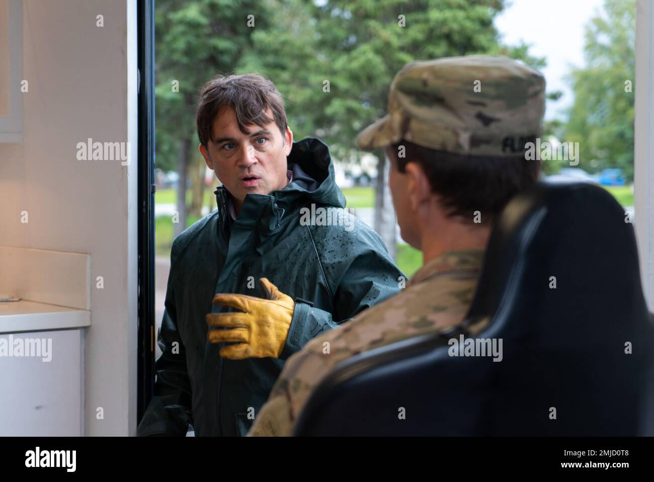 Jeremy Zidek, public information officer with the Alaska Division of ...