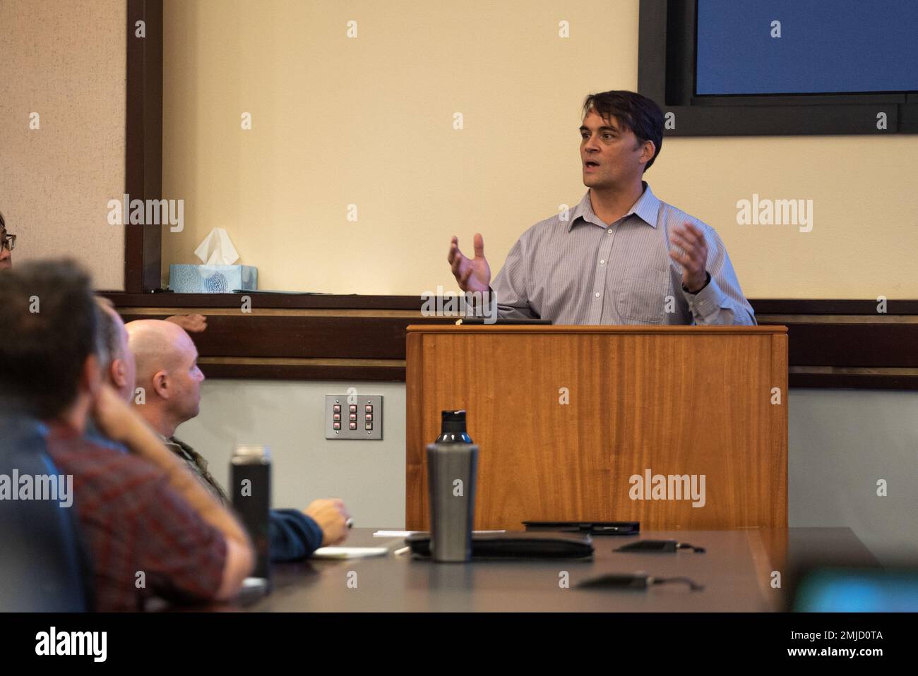 Jeremy Zidek, public information officer with the Alaska Division of ...