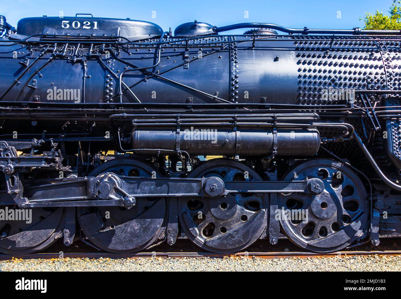 Santa Fe No. 5021 "Texas" 2-10-4,this class of locomotive was designed ...