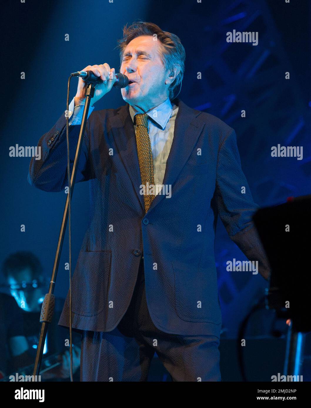 Bryan Ferry, formerly of the band Roxy Music, performs in concert at ...