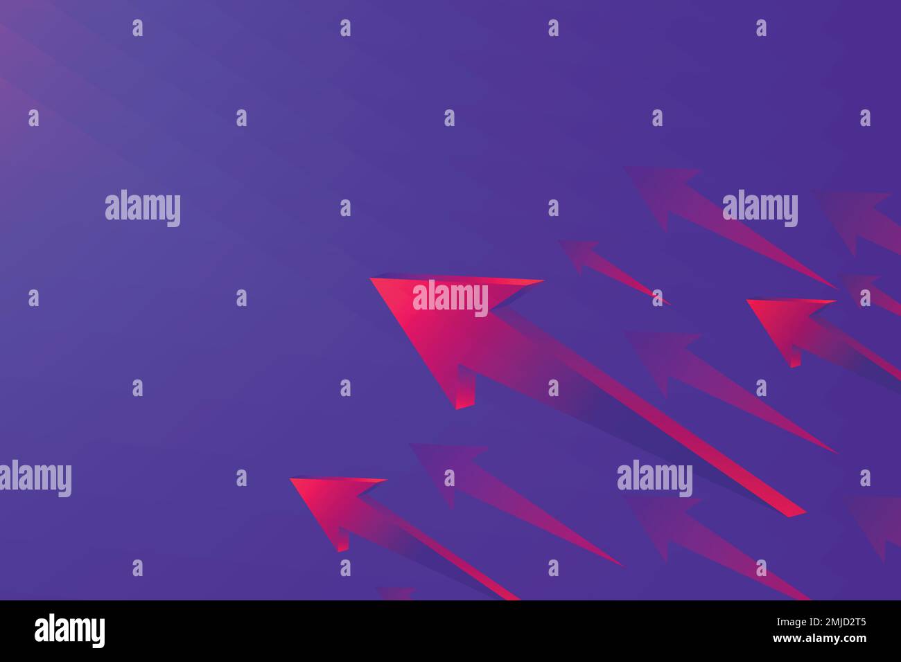 Purple arrow background, modern border, technology concept vector Stock ...