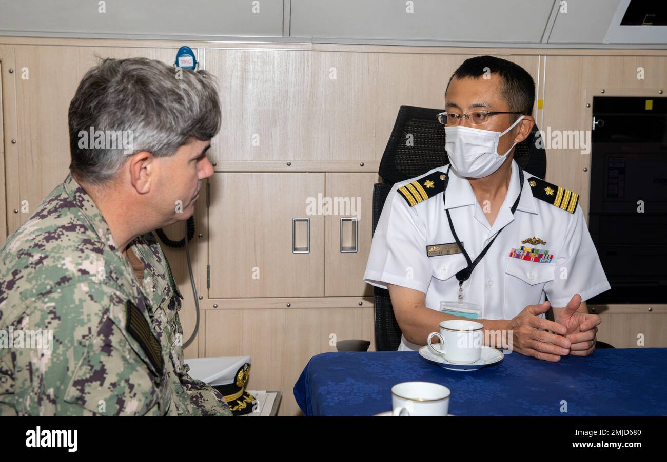 APRA HARBOR, Guam (Aug. 26, 2022) – Capt. Andrew Ring, commanding ...