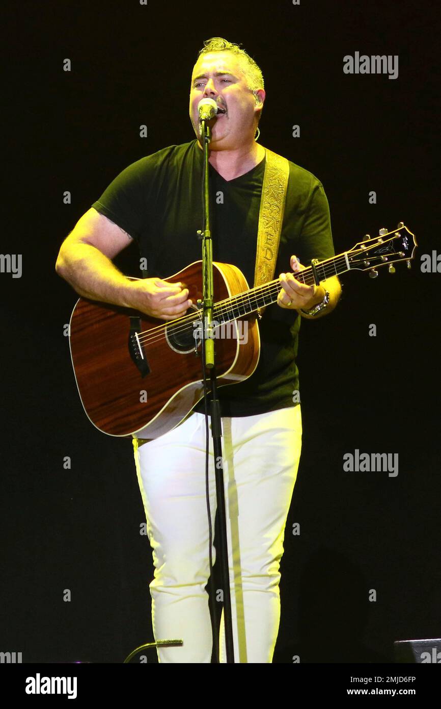 Ed Robertson of the Barenaked Ladies performs at Madison Square Garden ...