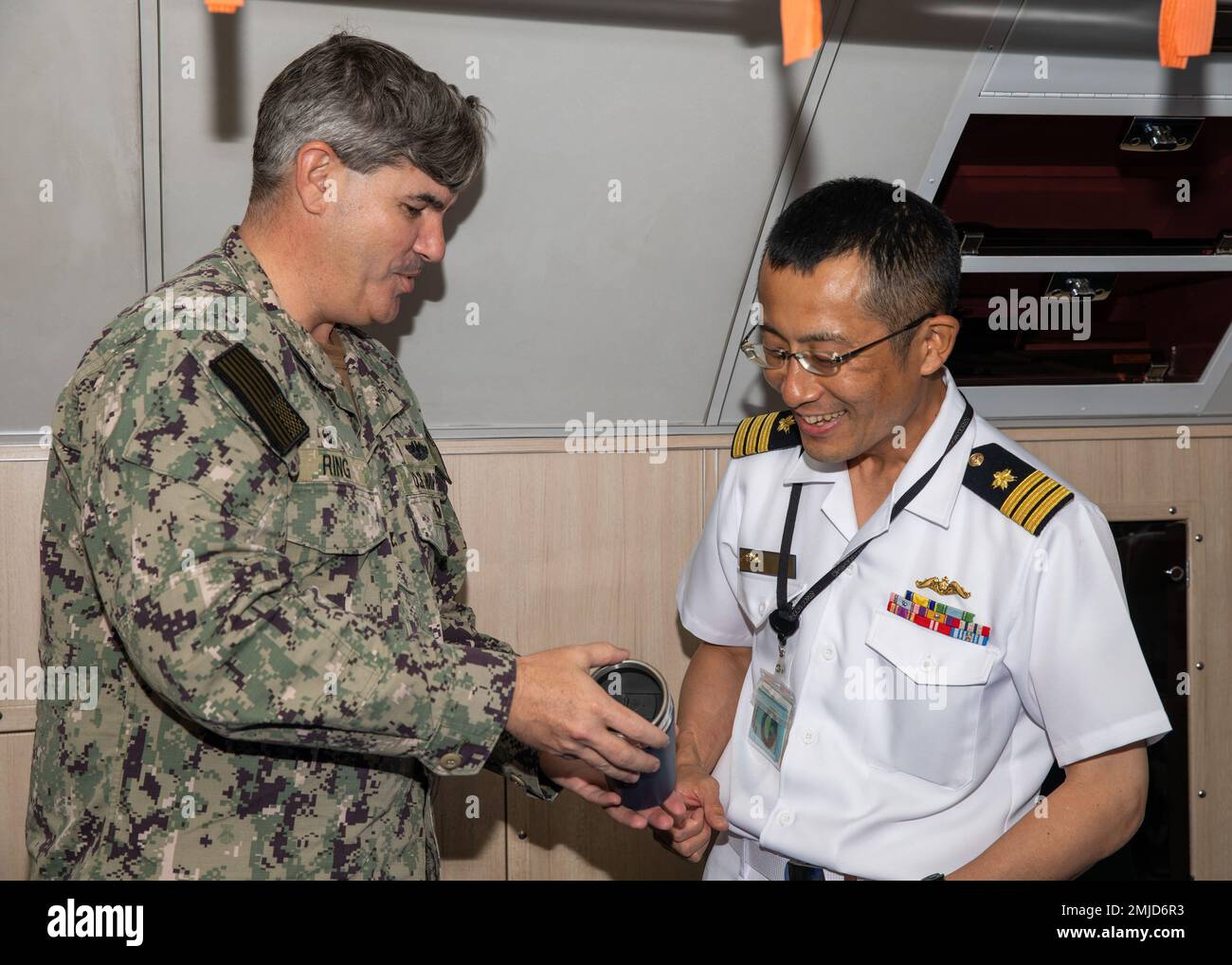 APRA HARBOR, Guam (Aug. 26, 2022) – Capt. Andrew Ring, commanding ...