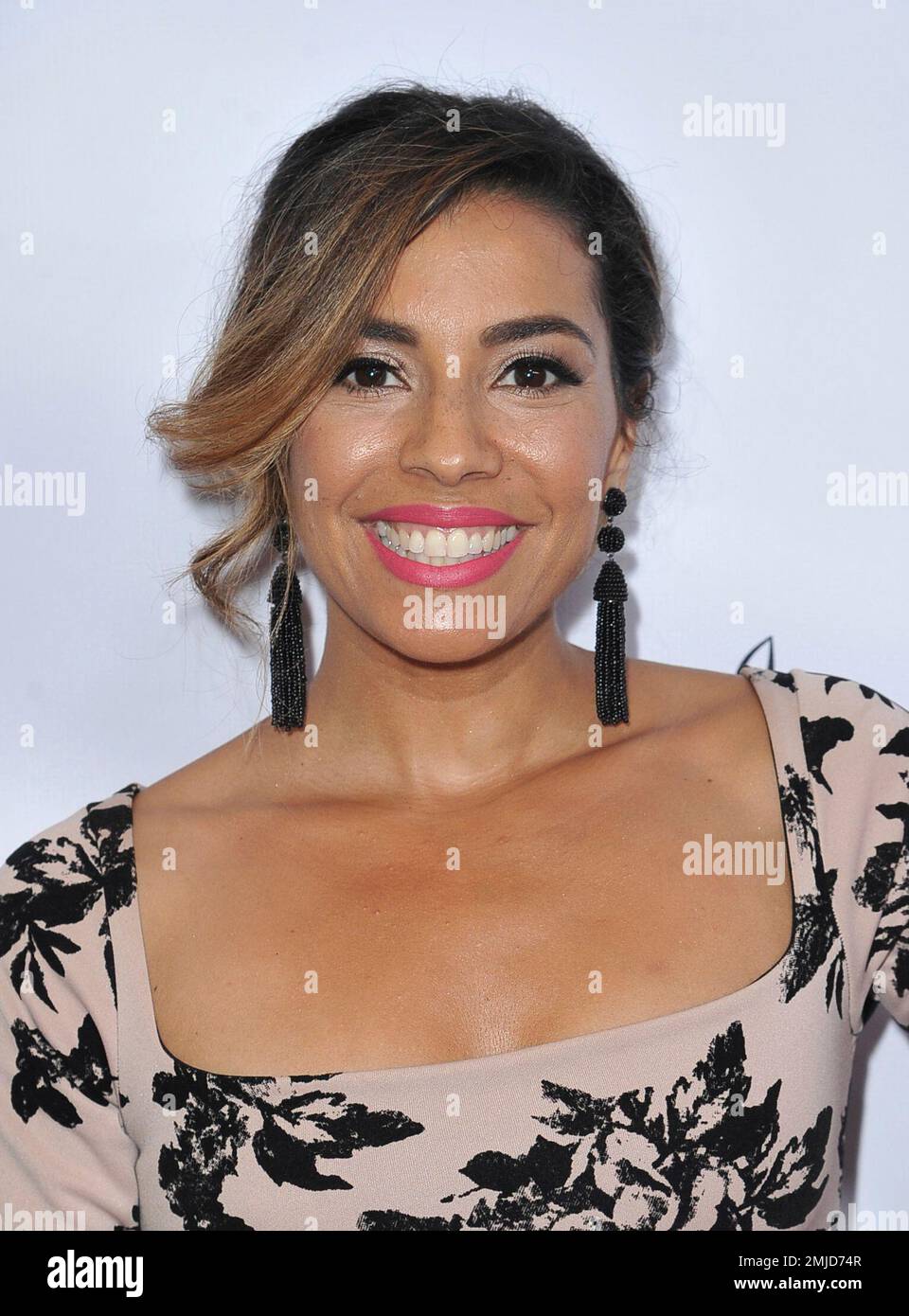 Christina Vidal arrives at the 34th annual Imagen Awards on Saturday, Aug. 10, 2019, at the ...