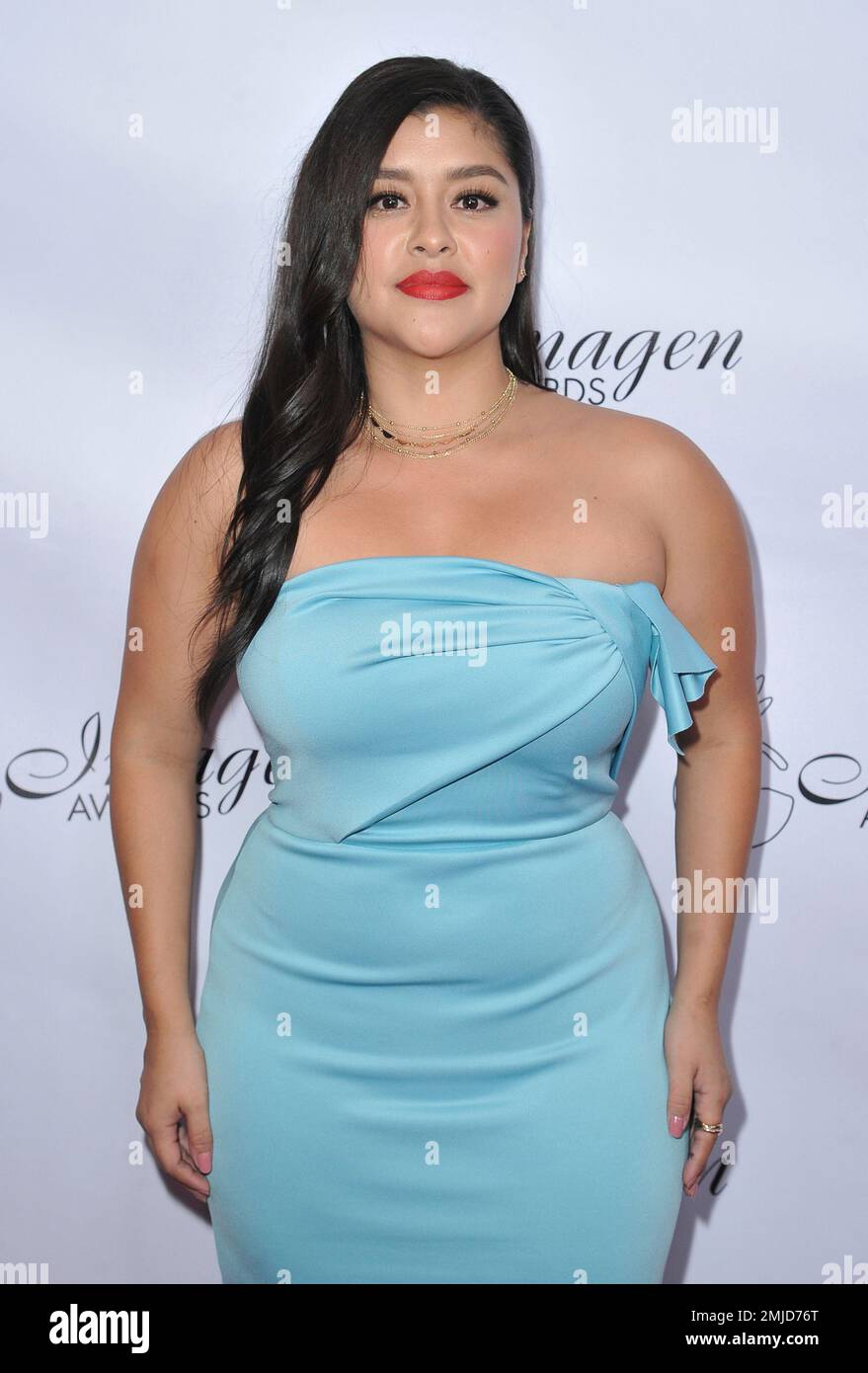 Chelsea Rendon arrives at the 34th annual Imagen Awards on Saturday, Aug. 10, 2019, at the ...