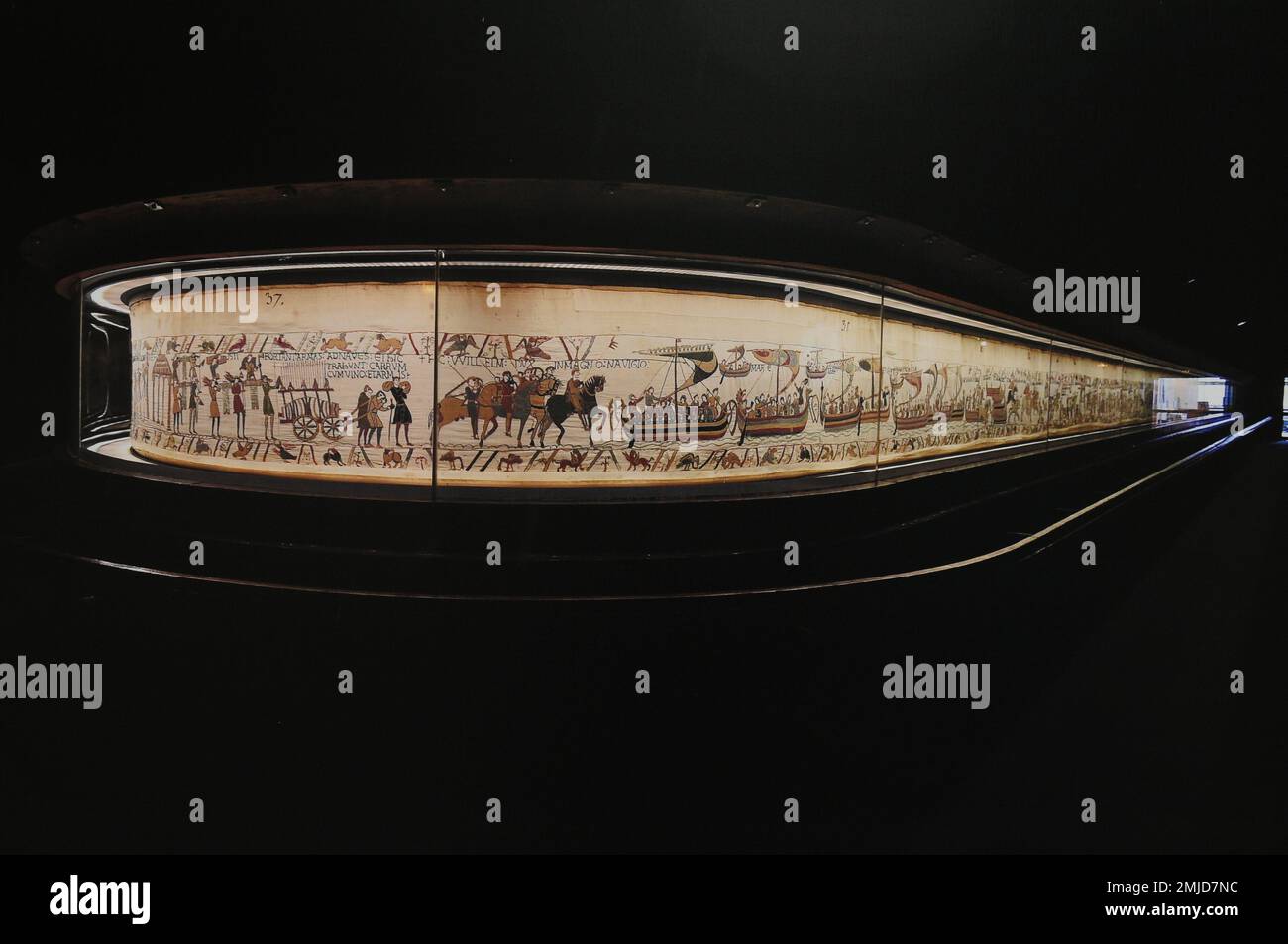 Famous Historic Tapestry Of Bayeux In Normandy France Stock Photo - Alamy