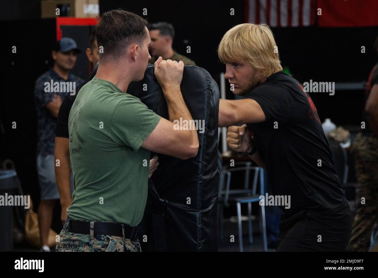 U.S. Marine Corps Sgt. Ryan Slubowski, a radio operator with Force ...
